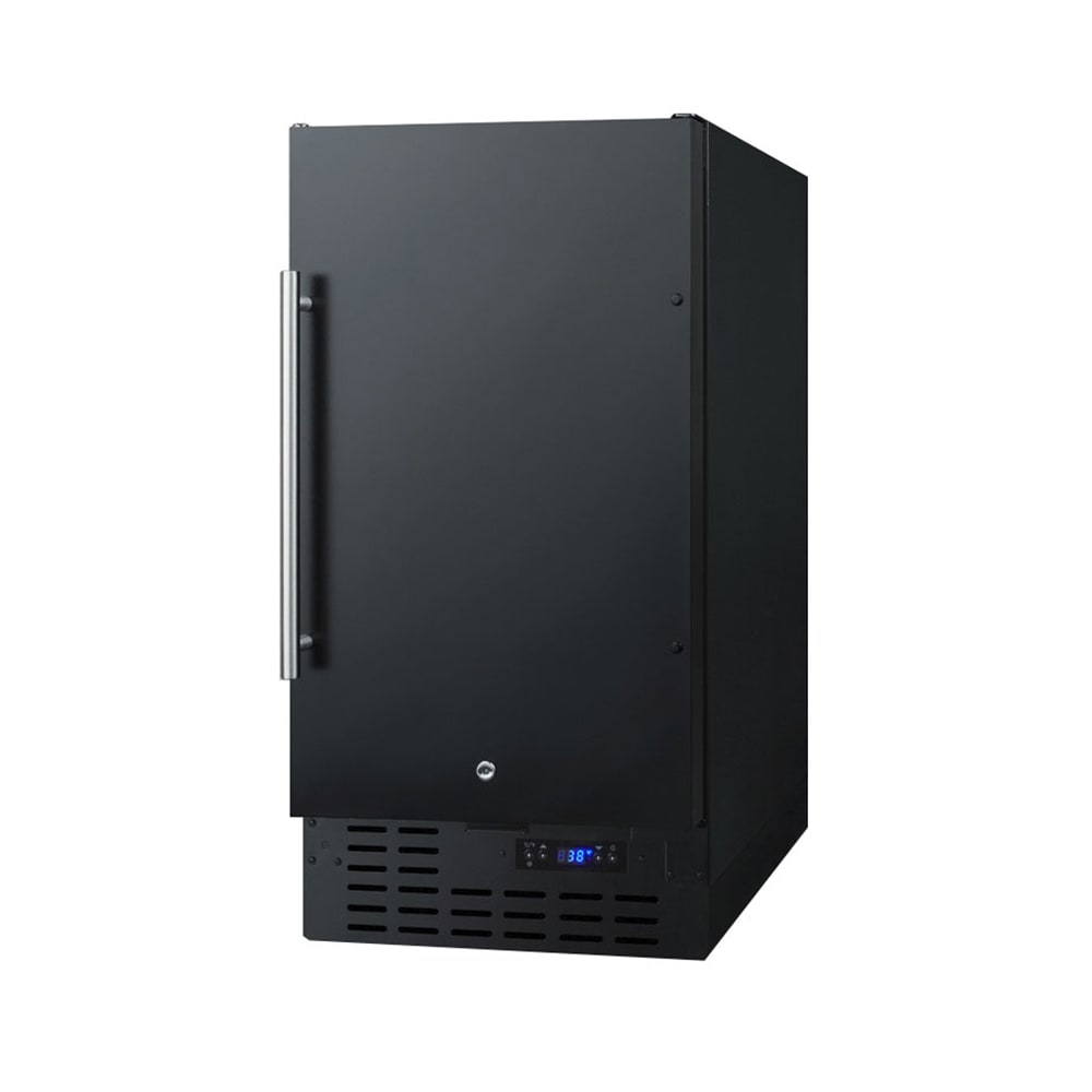 Summit FF1843B 18" Undercounter Home Refrigerator w/ (1) Door - Black, 115v