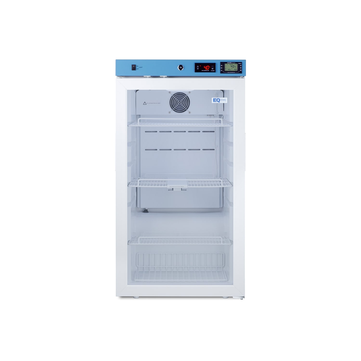 EQTemp 3.17 cu ft Countertop Medical Refrigerator - Locking, 115v ...