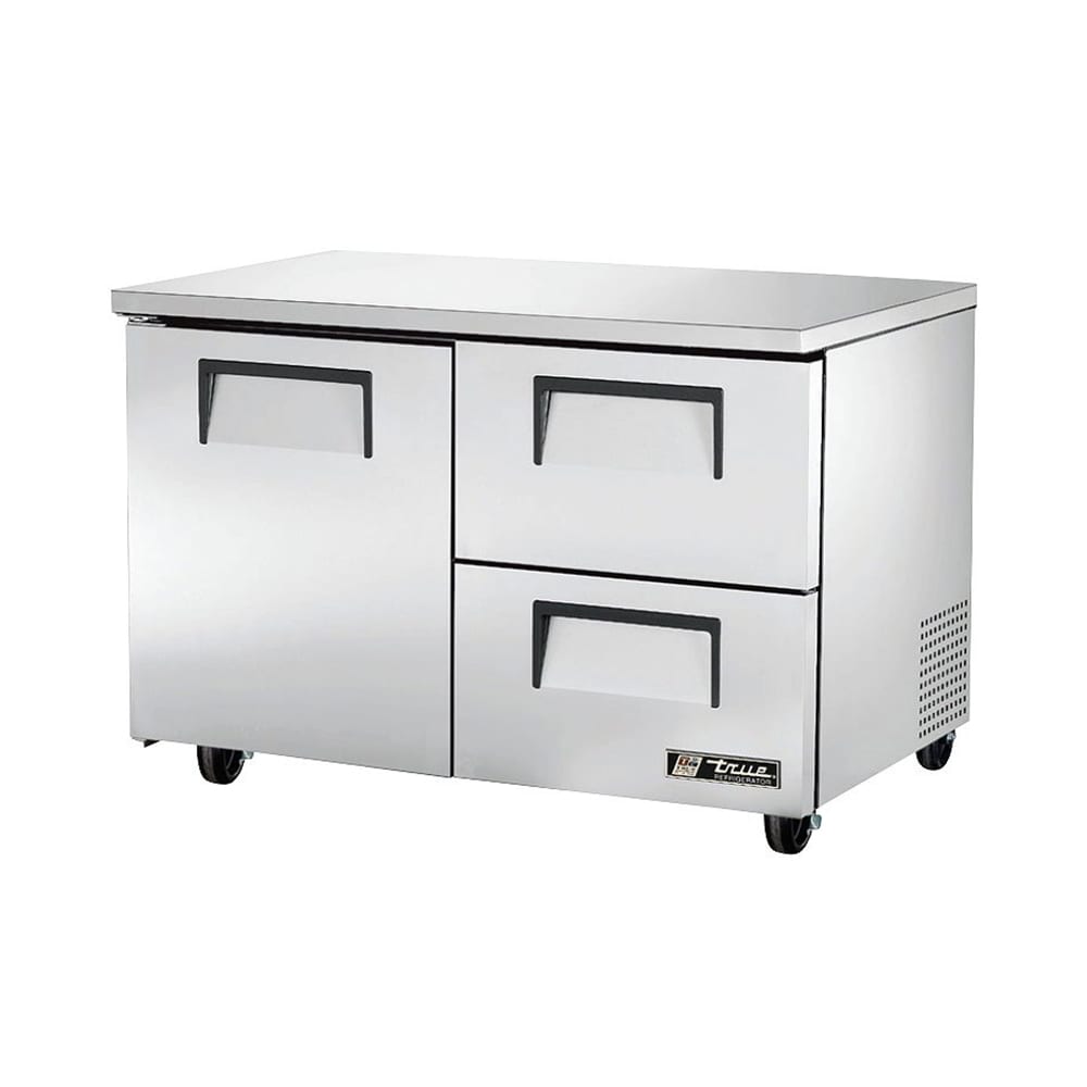 True TUC-48D-2-HC 48" W Undercounter Refrigerator w/ (2) Sections, (2 ...