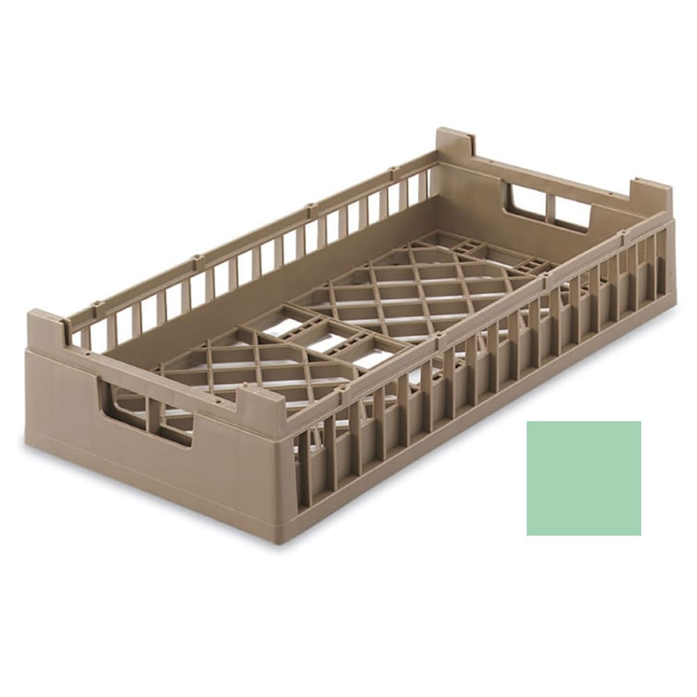 Vollrath 5280211 Open Dishwasher Rack - Tall, Half-Size, Green