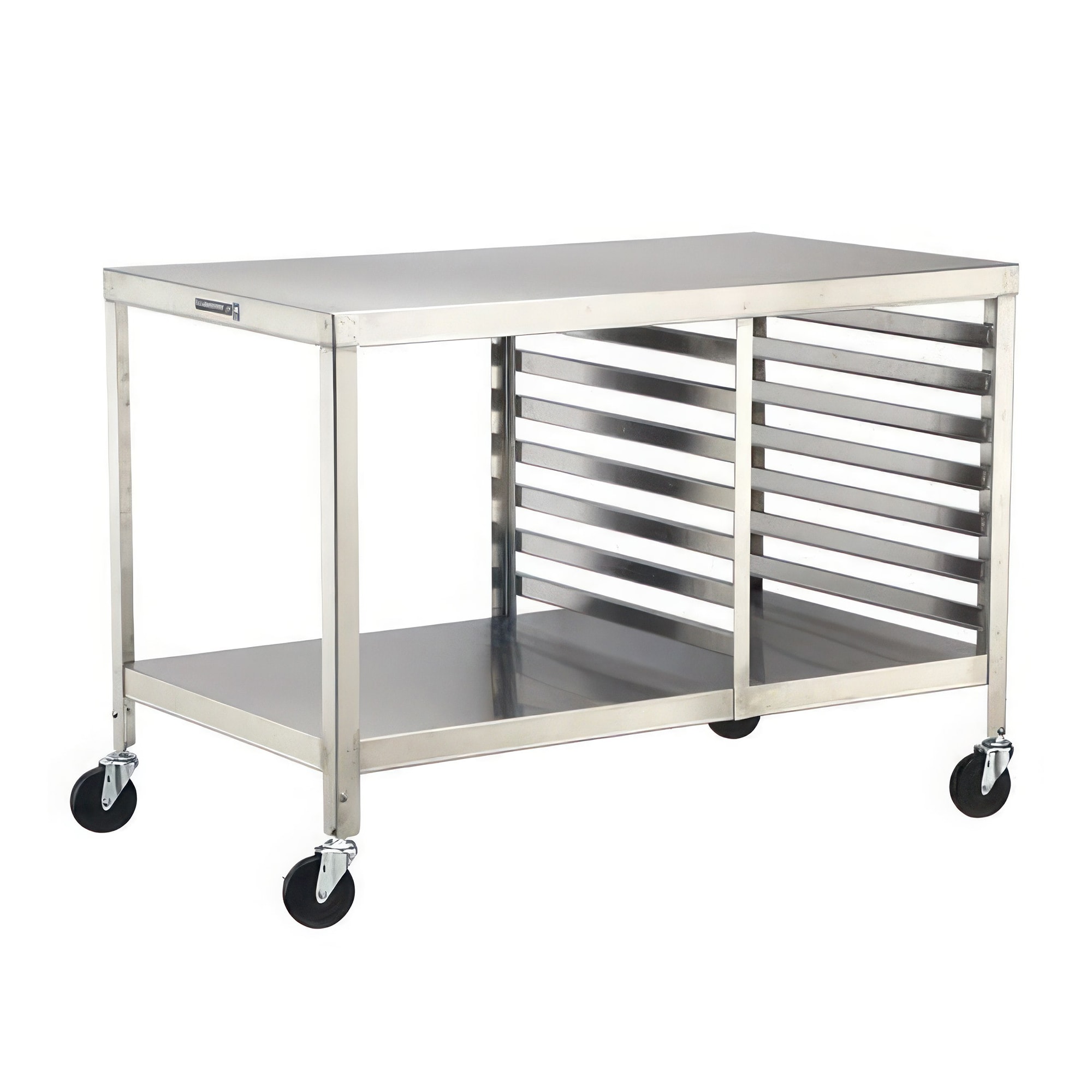 Lakeside 130 Portable Work Table w/ Bottom Shelf, (15) 18 x 26" Pan ...