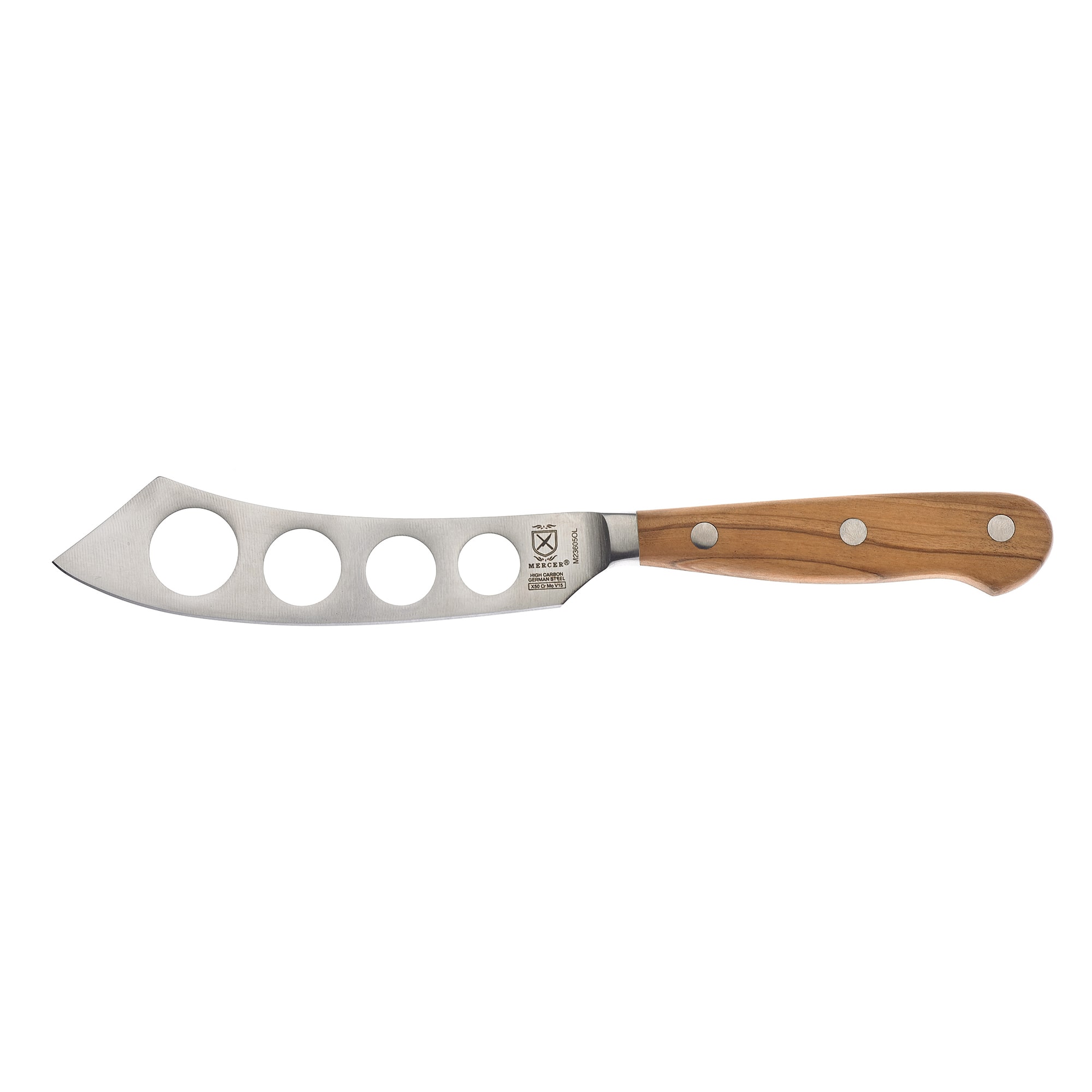 Mercer Culinary M23605OL 5" Soft Cheese Knife w/ Olive Wood Handle ...