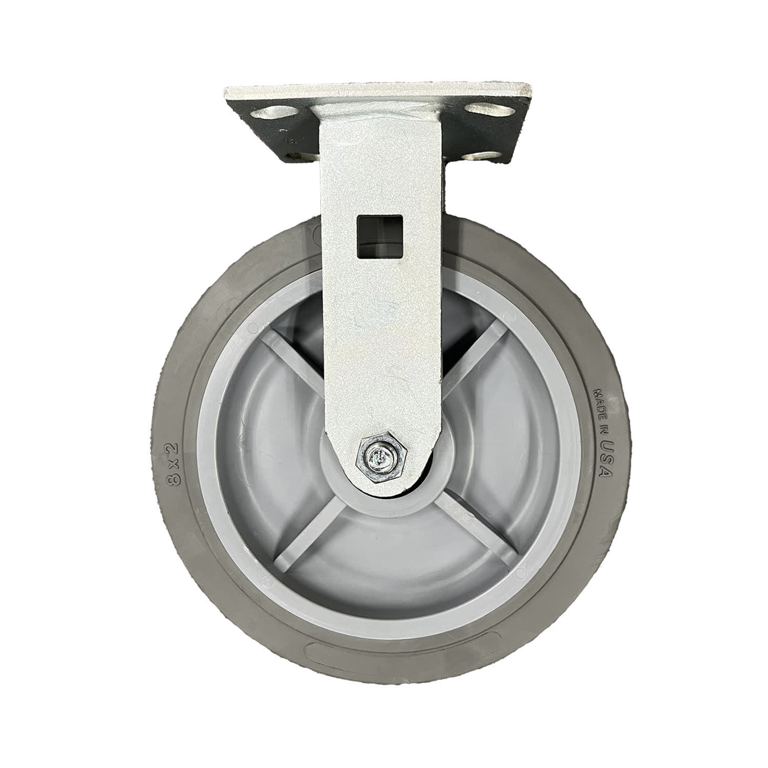 CSL 8" Rigid Poly Caster, Gray (P2000-50-8R)