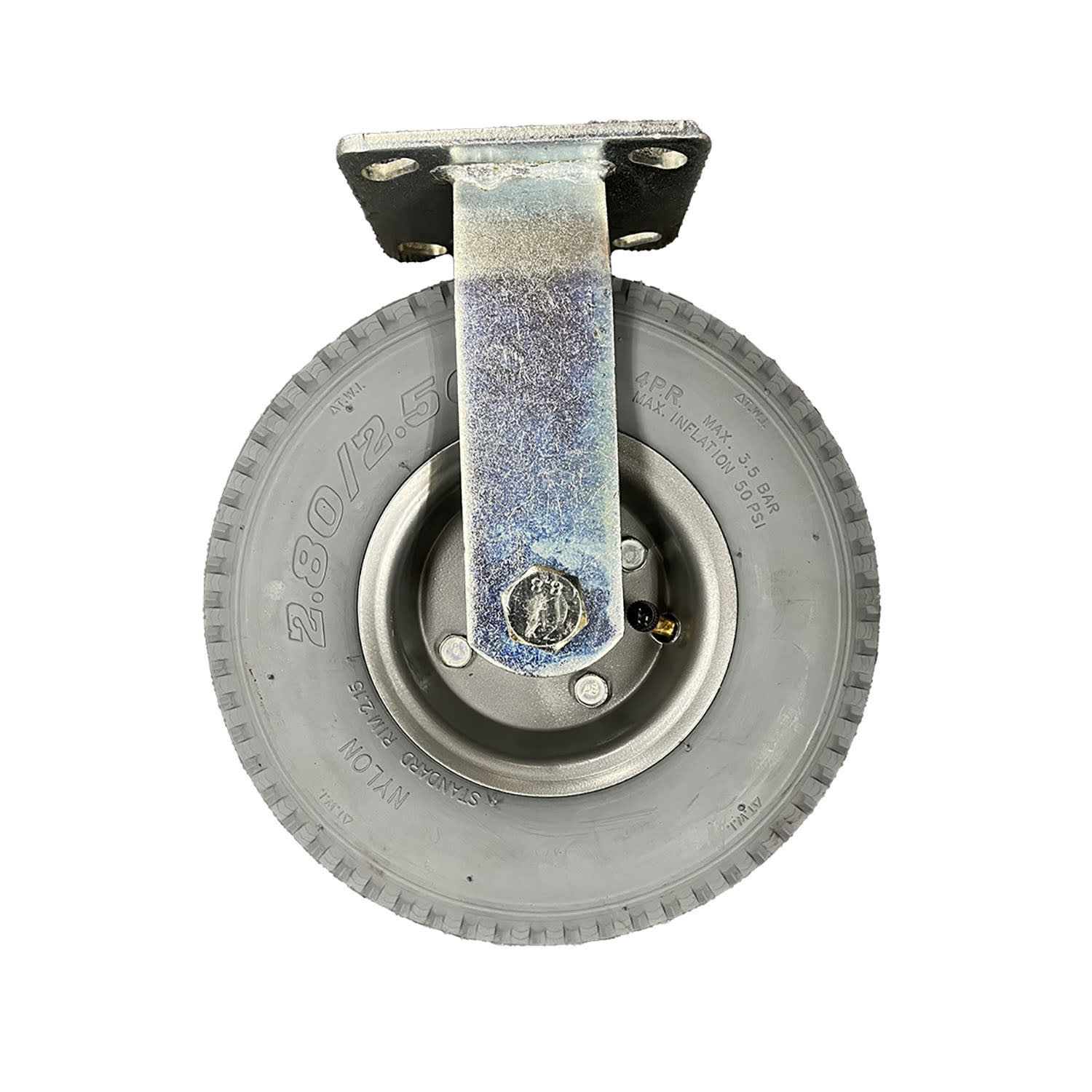 CSL 8" Rigid Pneumatic Caster, Gray (P2000-20-8GR)