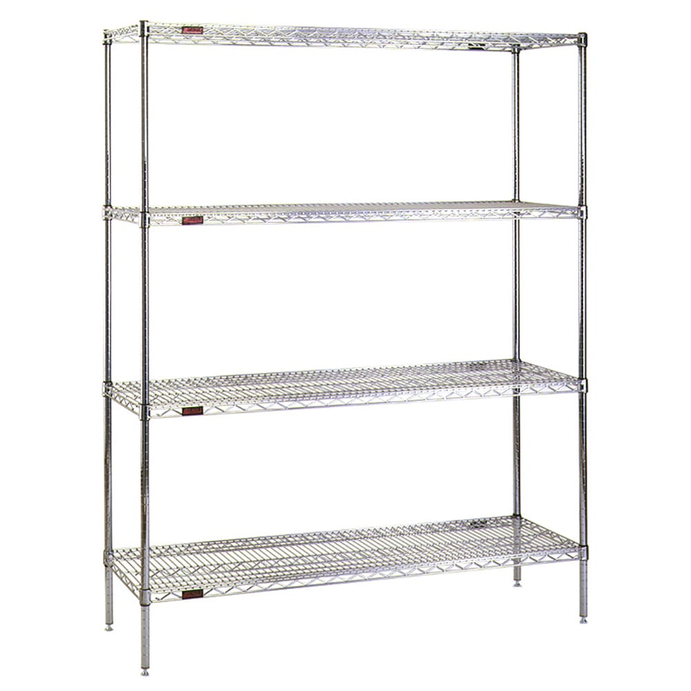 Eagle Group 2460C74-X 60" NSF 4-Tier Chrome Wire Shelf Kit - Red-i-Pak ...