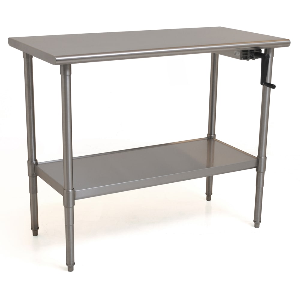 Eagle Group T3060SE-HA 60" 14 ga Work Table w/ Undershelf & 304 Series ...