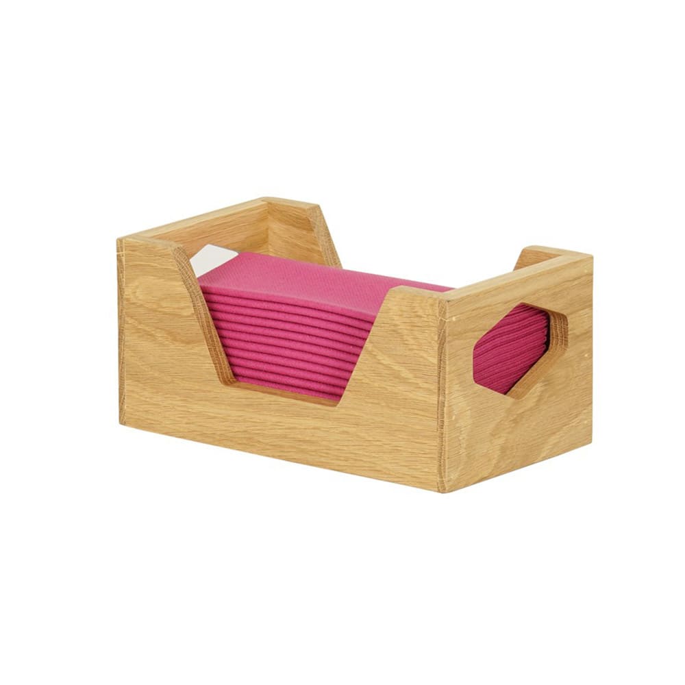 Cal-Mil 3810-21 Rectangular Napkin Holder - 9" x 5", Oak