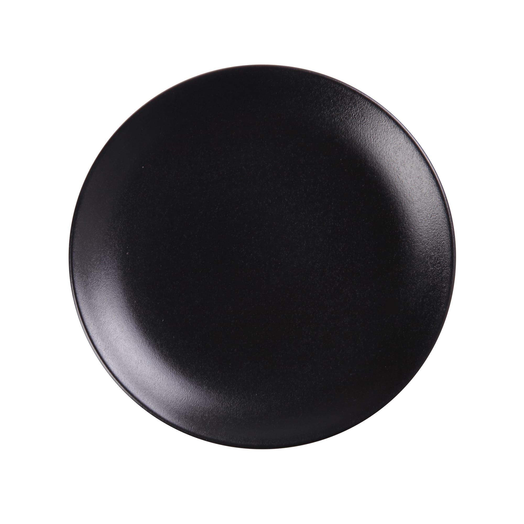 Yanco NB-310 10 1/2" Round Coupe Plate - Ceramic, Noble Black