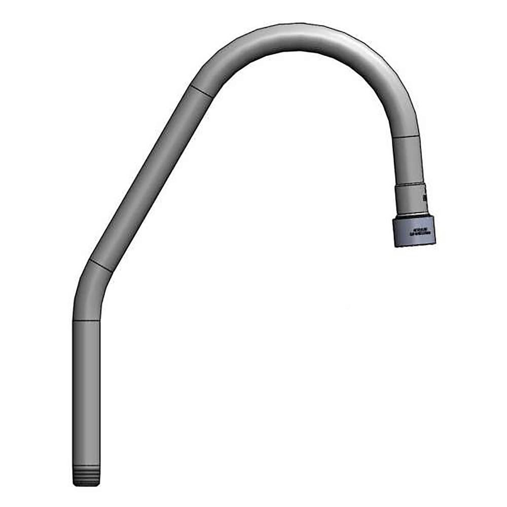 T&S 018052-40 7" Rigid Surgical Bend Nozzle w/ 2 1/5 GPM Laminar Flow ...