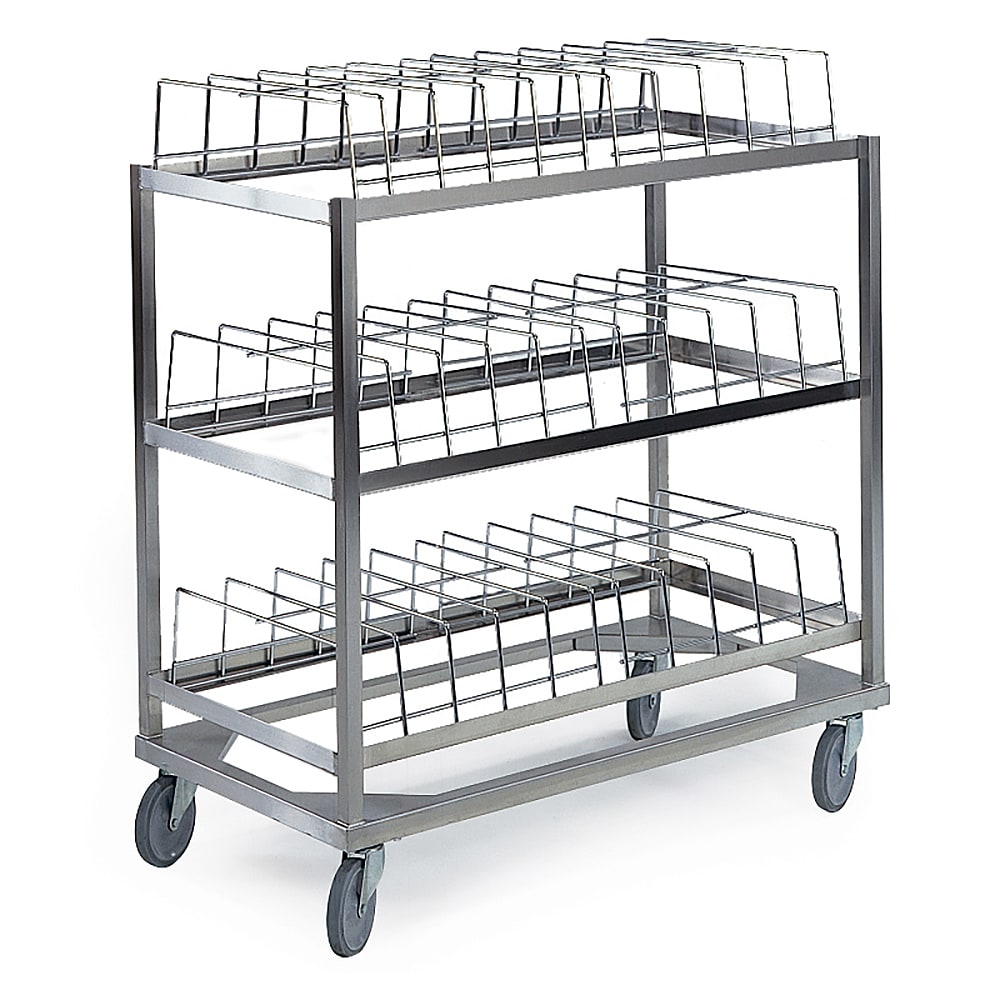 Lakeside 897 3 Shelf Dome Drying Rack w/ (60) 9" Dome Capacity, Stainless