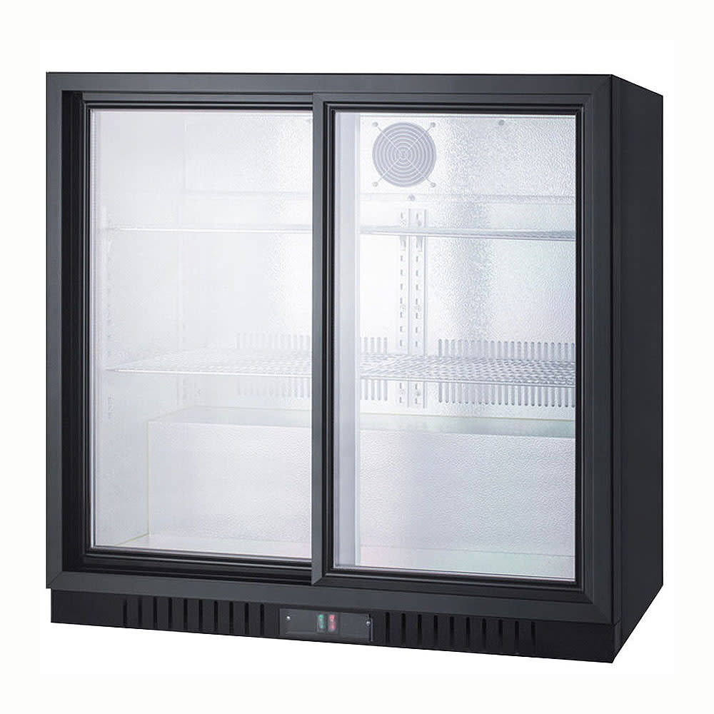 Summit SCR700B 36" Countertop Refrigerator w/ Front Access - Sliding ...