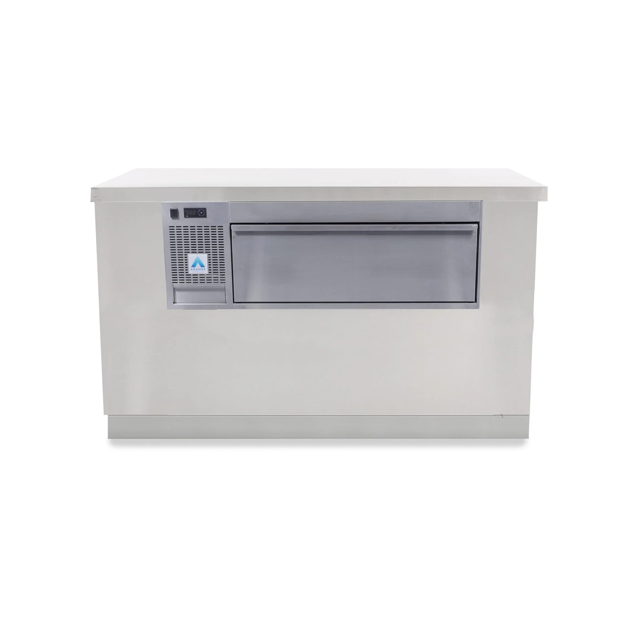 Adande VCS1CASSETTE 43 3/10" Built-In Undercounter Refrigerator/Freezer ...