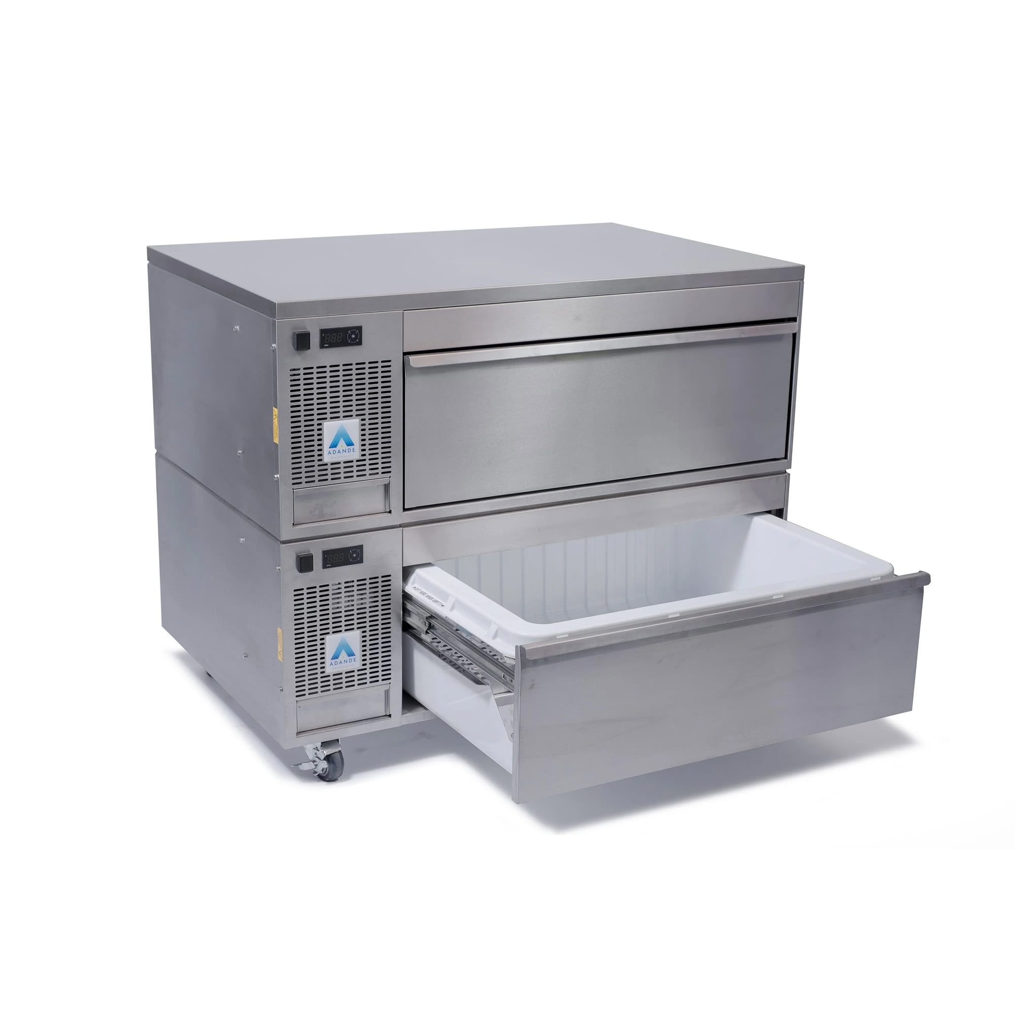 Adande VCS2PREPSTATION 43 3/10" Worktop Refrigerator/Freezer Combo w ...