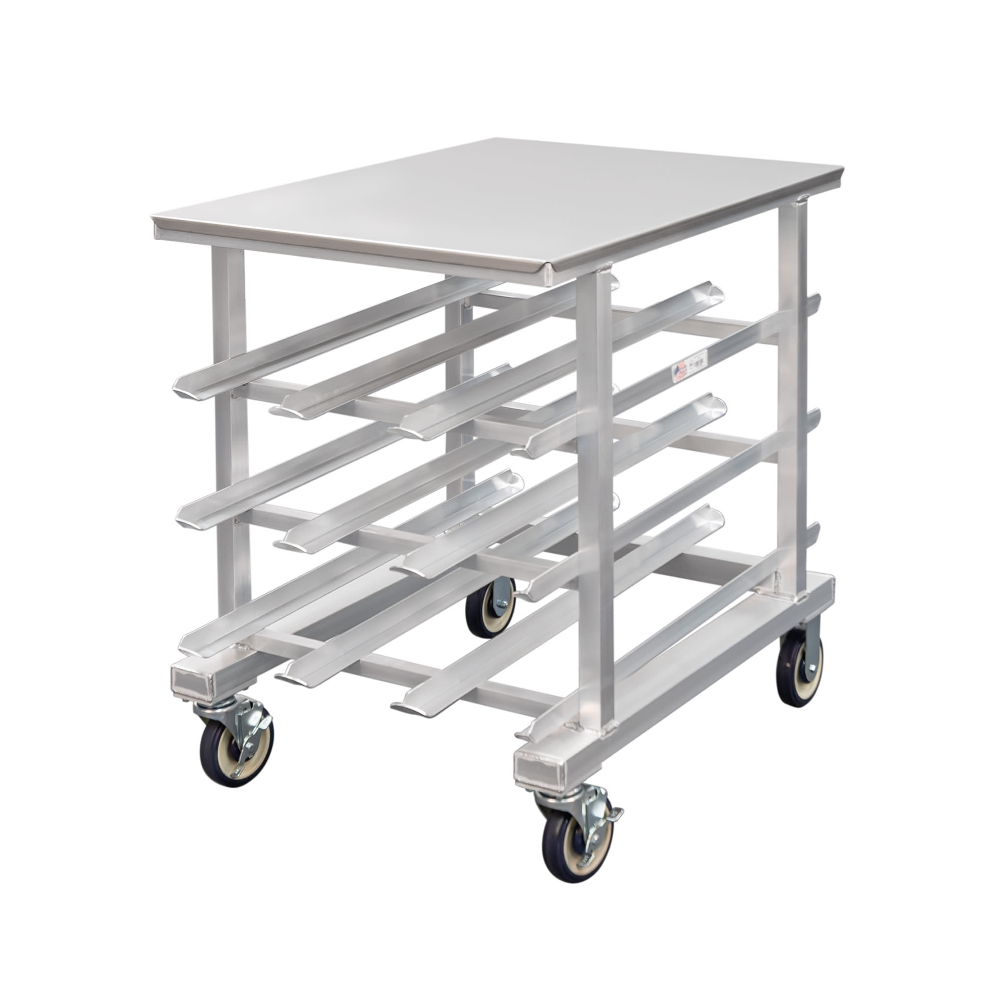 New Age 35"H Mobile Can Rack w/ (54) #10 or (72) #5 Capacity (1235)