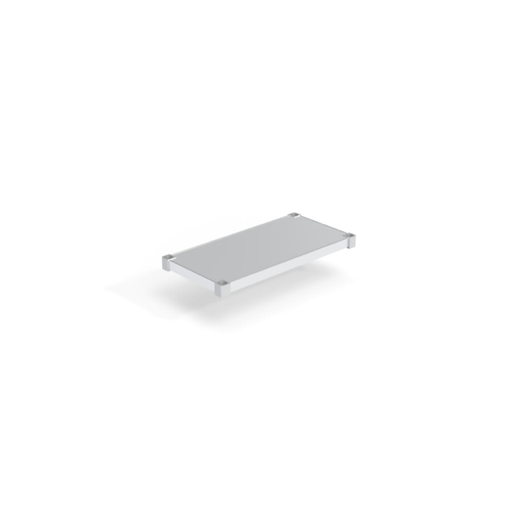 New Age Aluminum Solid Shelf - 30"W x 15"D (1530S)