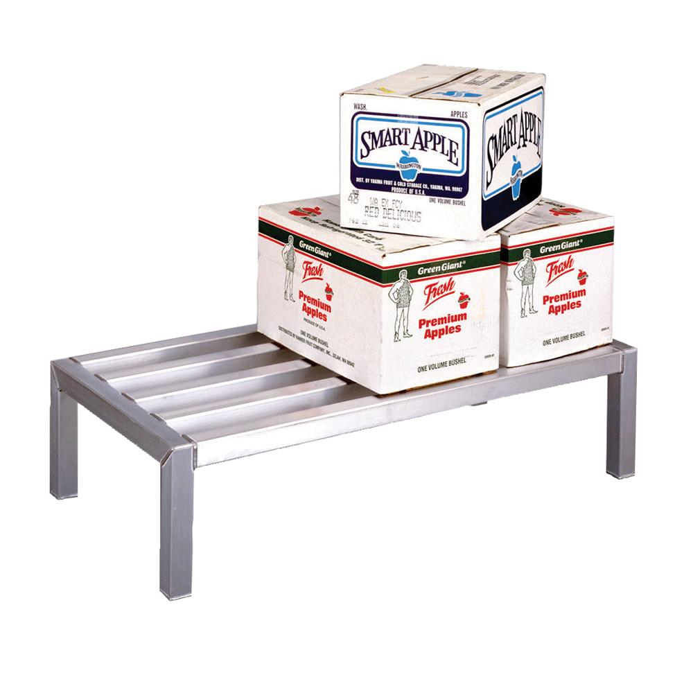 New Age 36" Stationary Dunnage Rack w/ 4000 lb Capacity, Aluminum (4008)