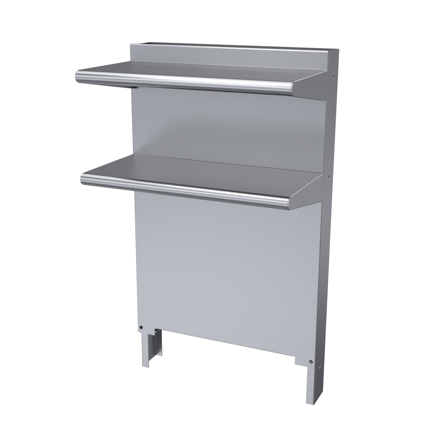 Garland CCDHS-24 Cuisine Backguard/Flue Riser w/ Double High Shelves ...