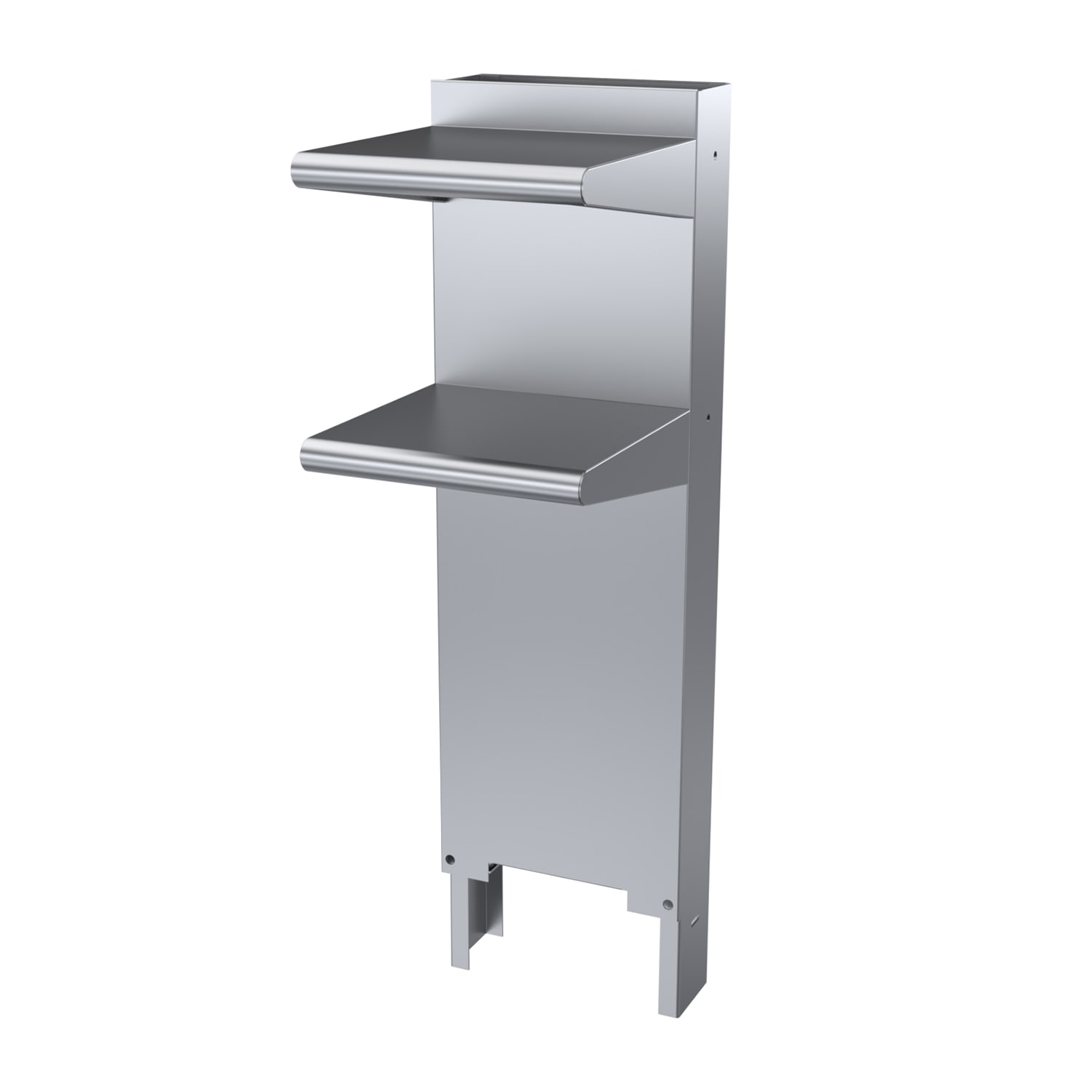 Garland CCDHS-12 Cuisine Backguard/Flue Riser w/ Double High Shelves ...