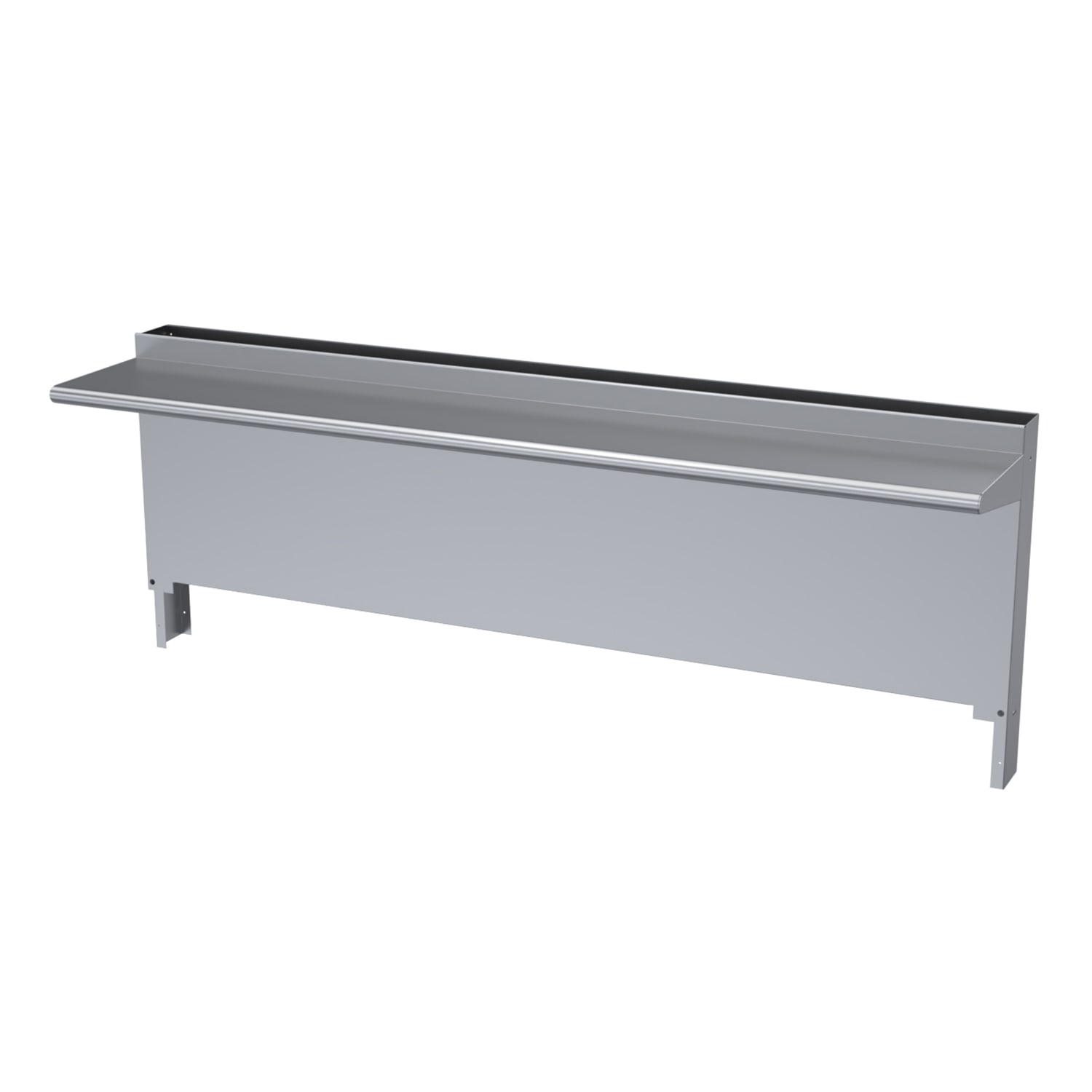 Garland CCHS-72SU Cuisine Backguard/Flue Riser w/ Single High Shelves ...