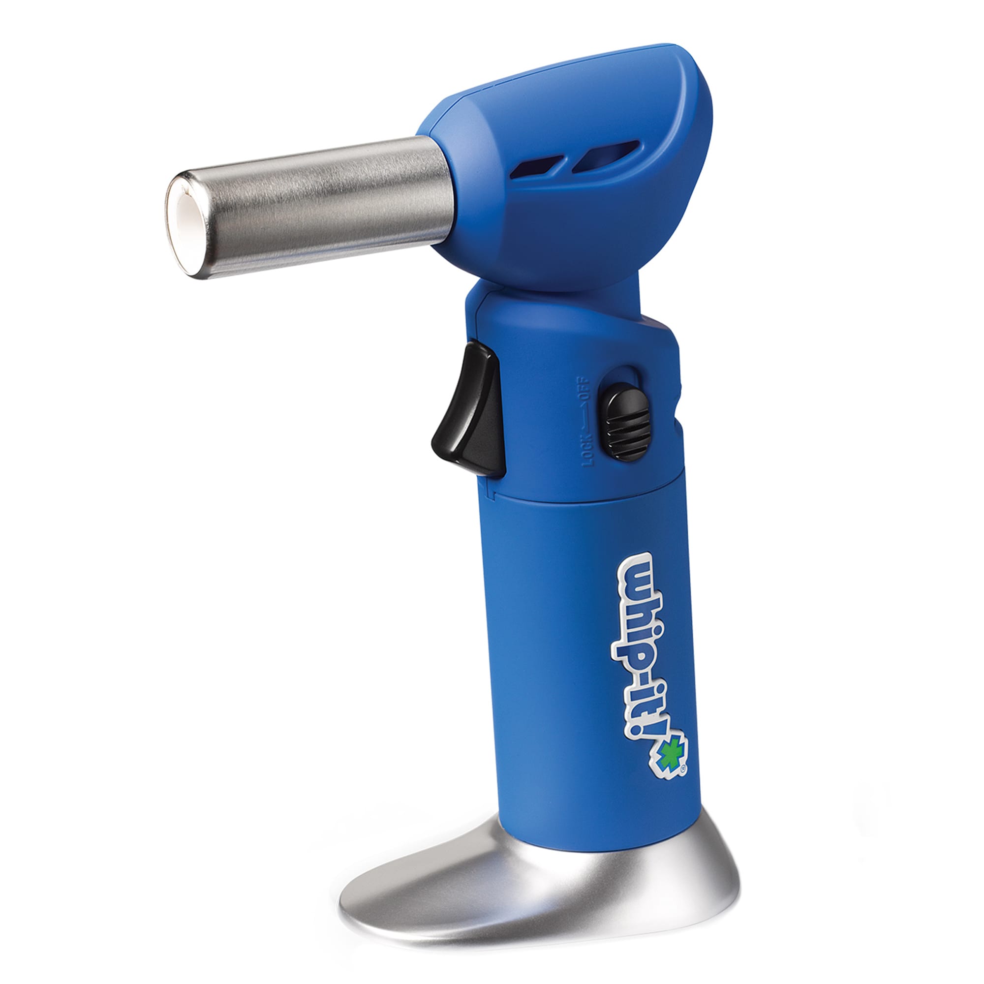 Whip-It! Butane Culinary Torch - Rotating Tip, Adjustable Flame, Blue ...