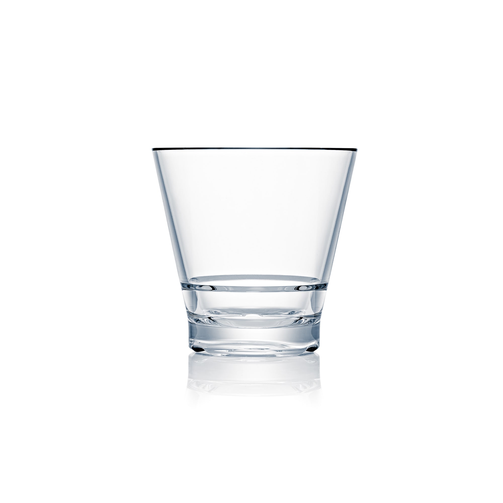 Strahl 12 oz CapellaStack Double Rocks Glass, Plastic, Clear (N710123)