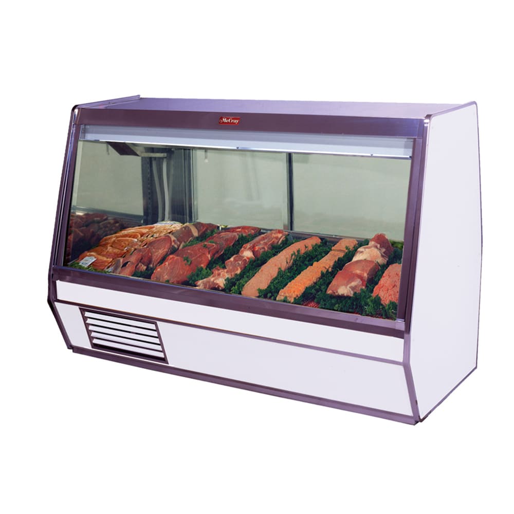 Howard-McCray 74" Full Service Red Meat Case w/ Straight Glass - (1 ...