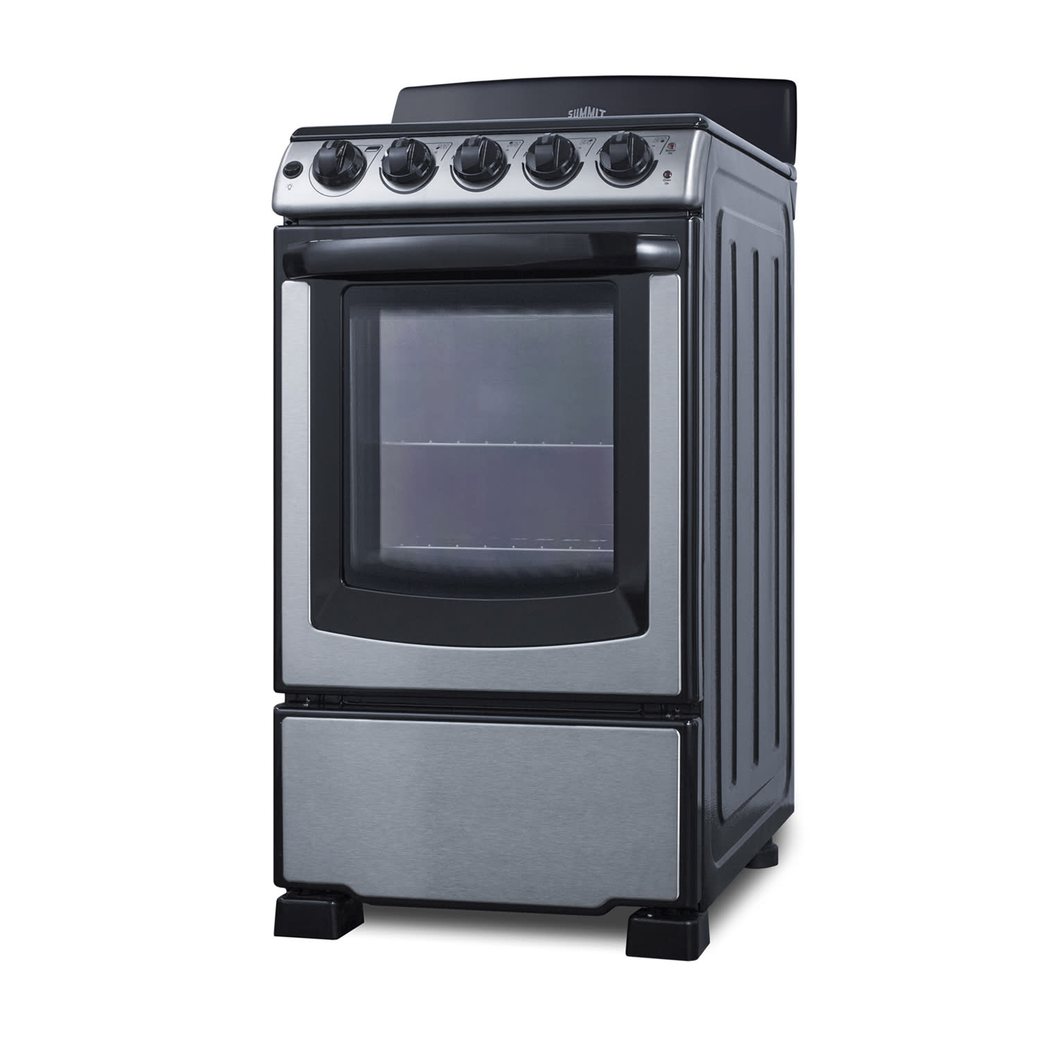 Summit PROEL20SS 20" Electric Stove w/ (4) Burners - Silver, 220V