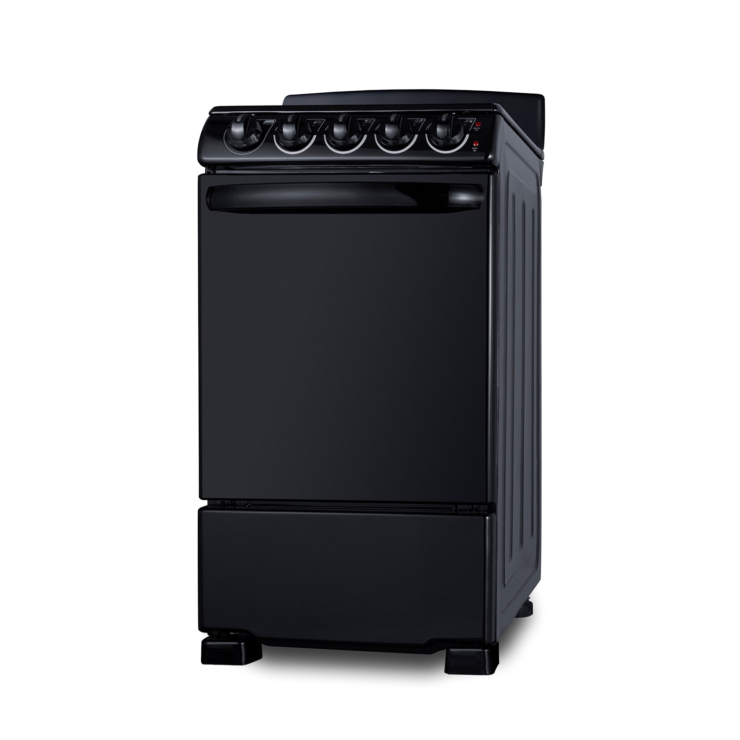 Summit RE2031B 20" Electric Stove w/ (4) Burners - Black, 220V