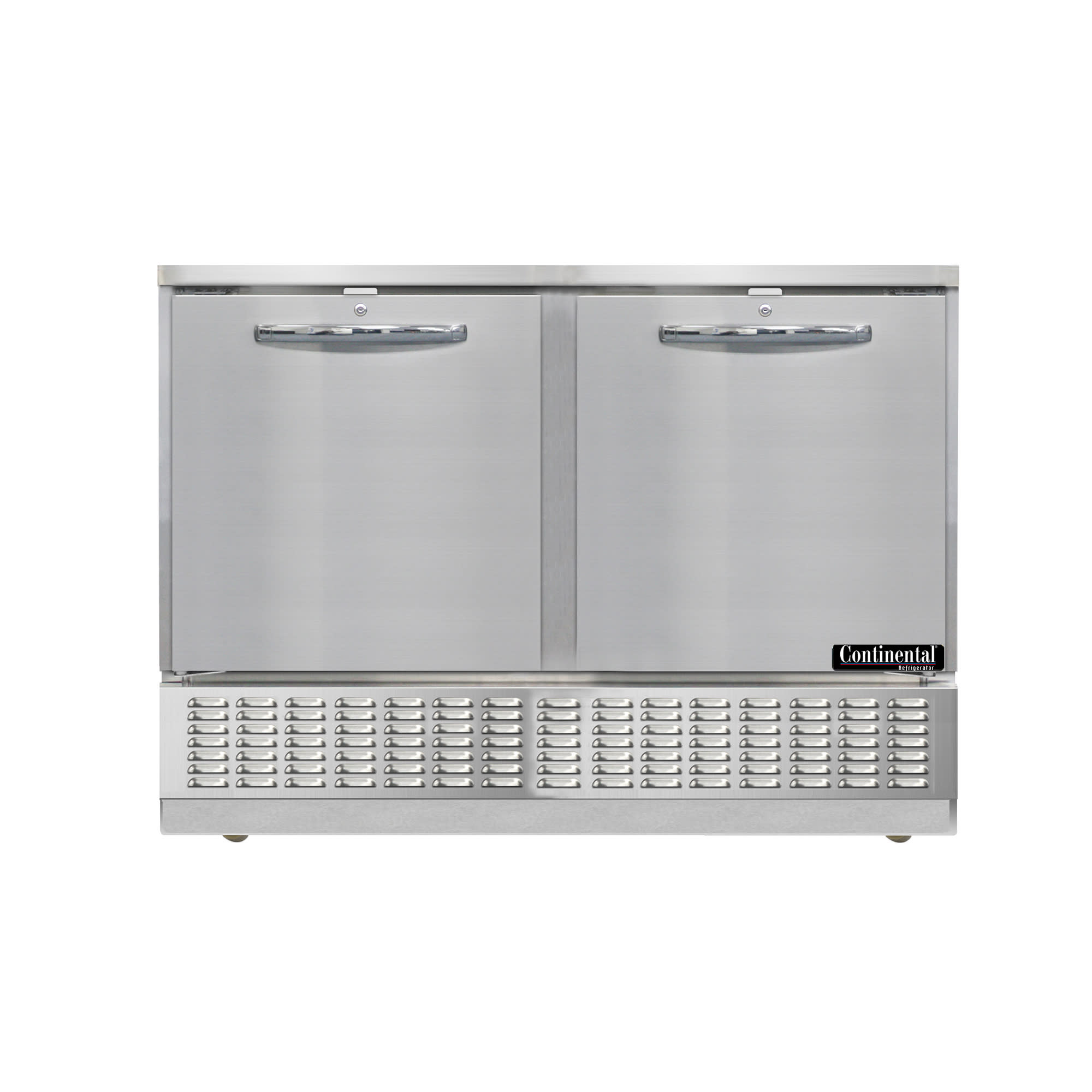 Continental UCF48SN 48" Undercounter Freezer w/ (2) Sections & (2 ...