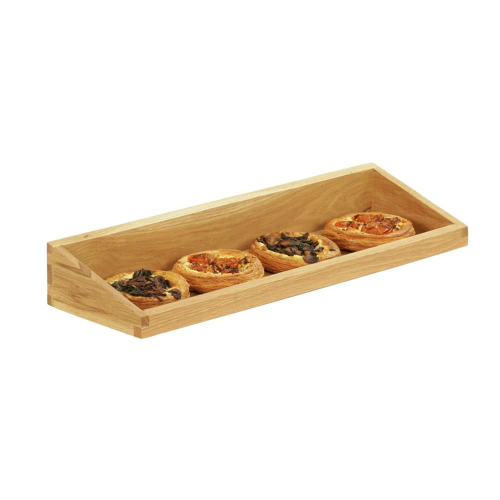 Cal-Mil 23442-620-21 Rectangular Display Tray - 10" x 6" x 3", Oak