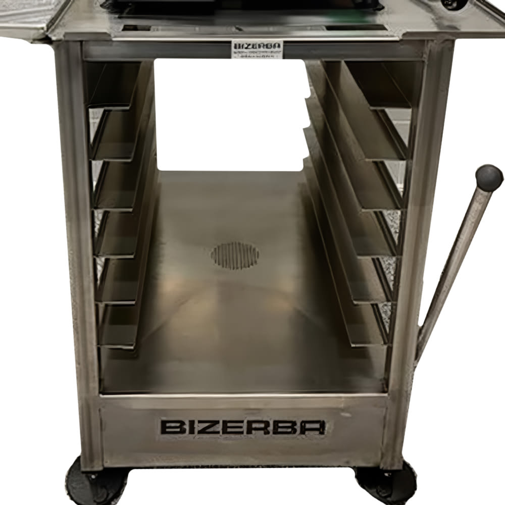 Bizerba SLICER-TABLE-315 31 3/4" Equipment Stand w/ Retractable Casters