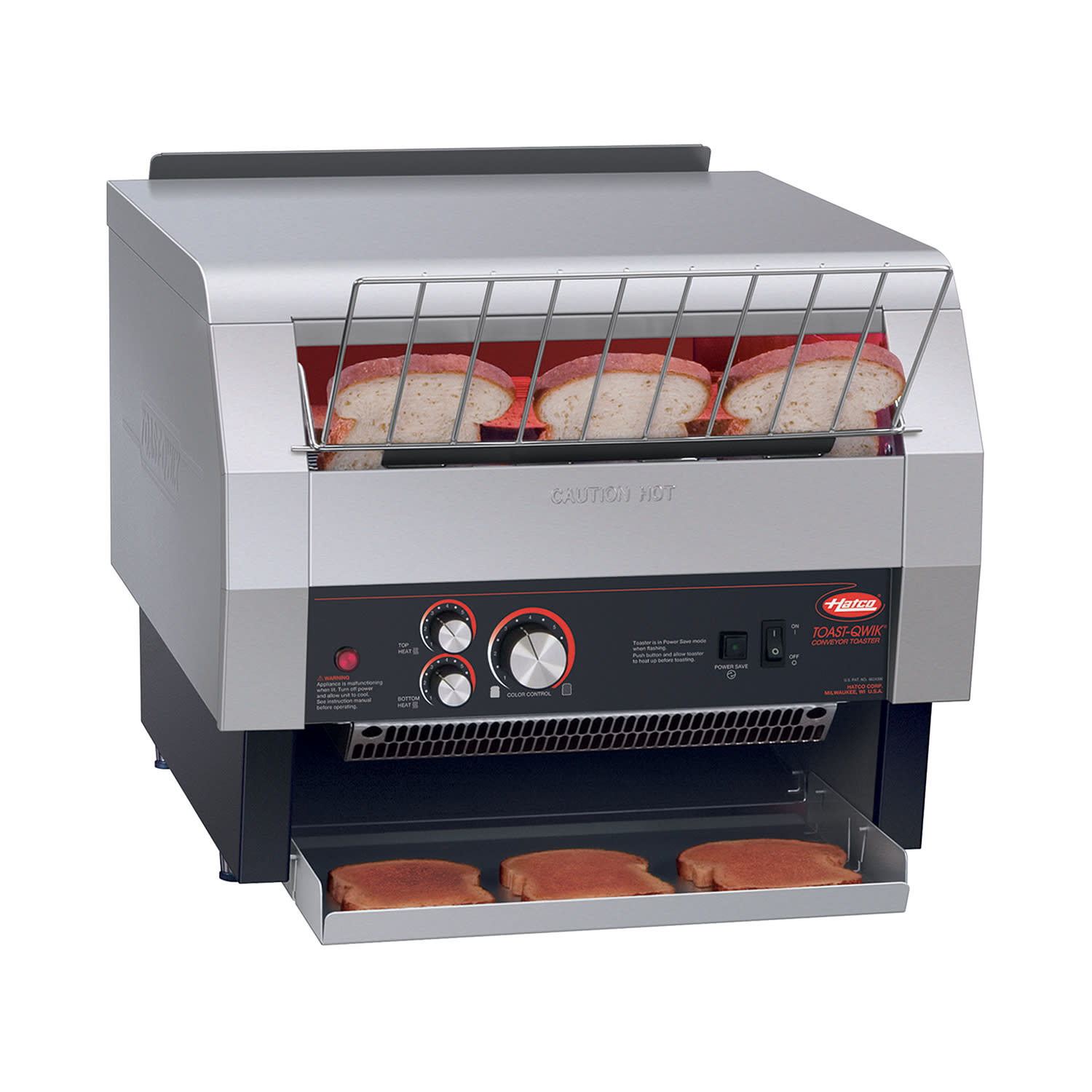 Hatco TQ-1800 Conveyor Toaster - 1800 Slices/hr w/ 2" Product Opening ...
