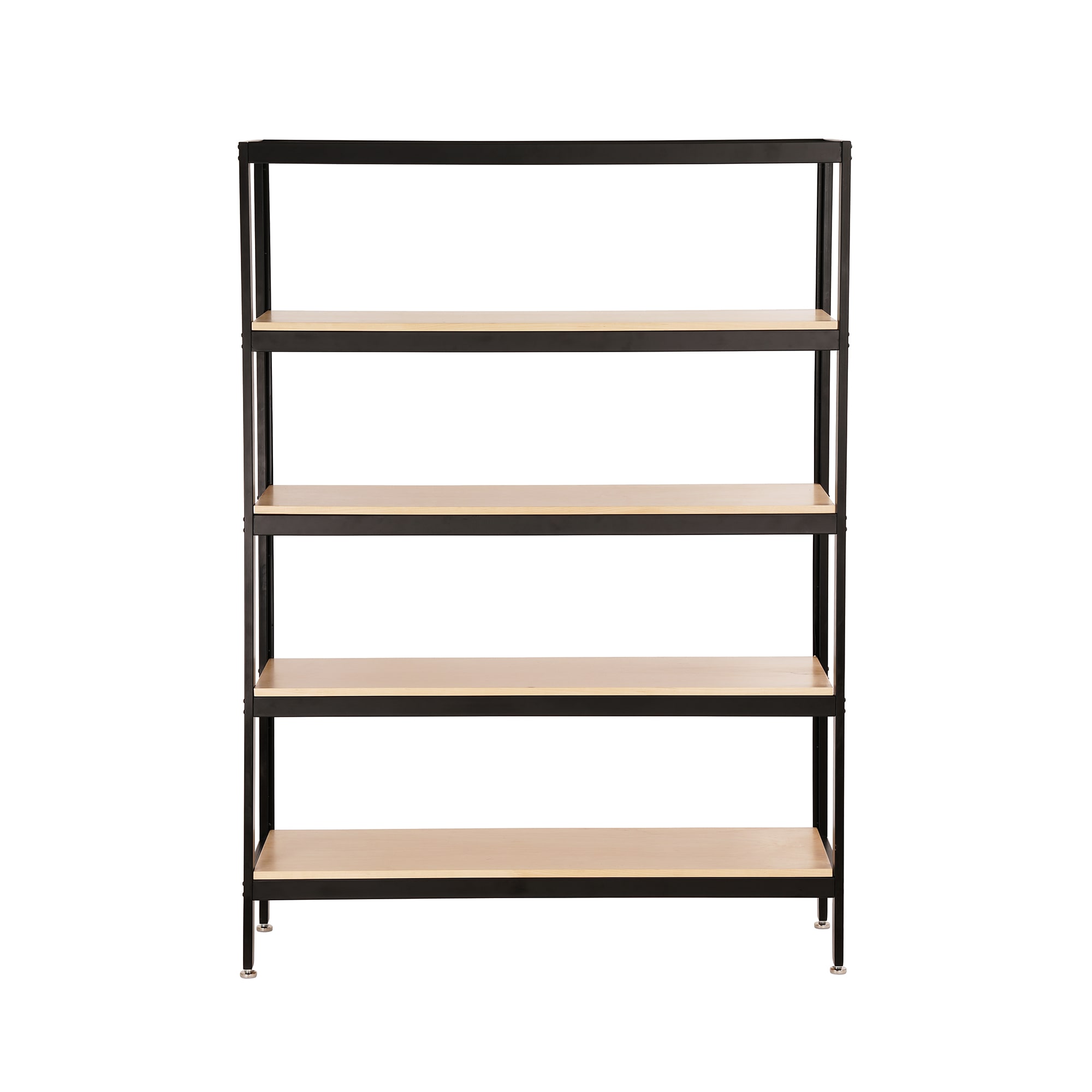 Cal-Mil 23414-48-71 4 Tier Display Stand - 48" x 16" x 72", Metal, Blonde