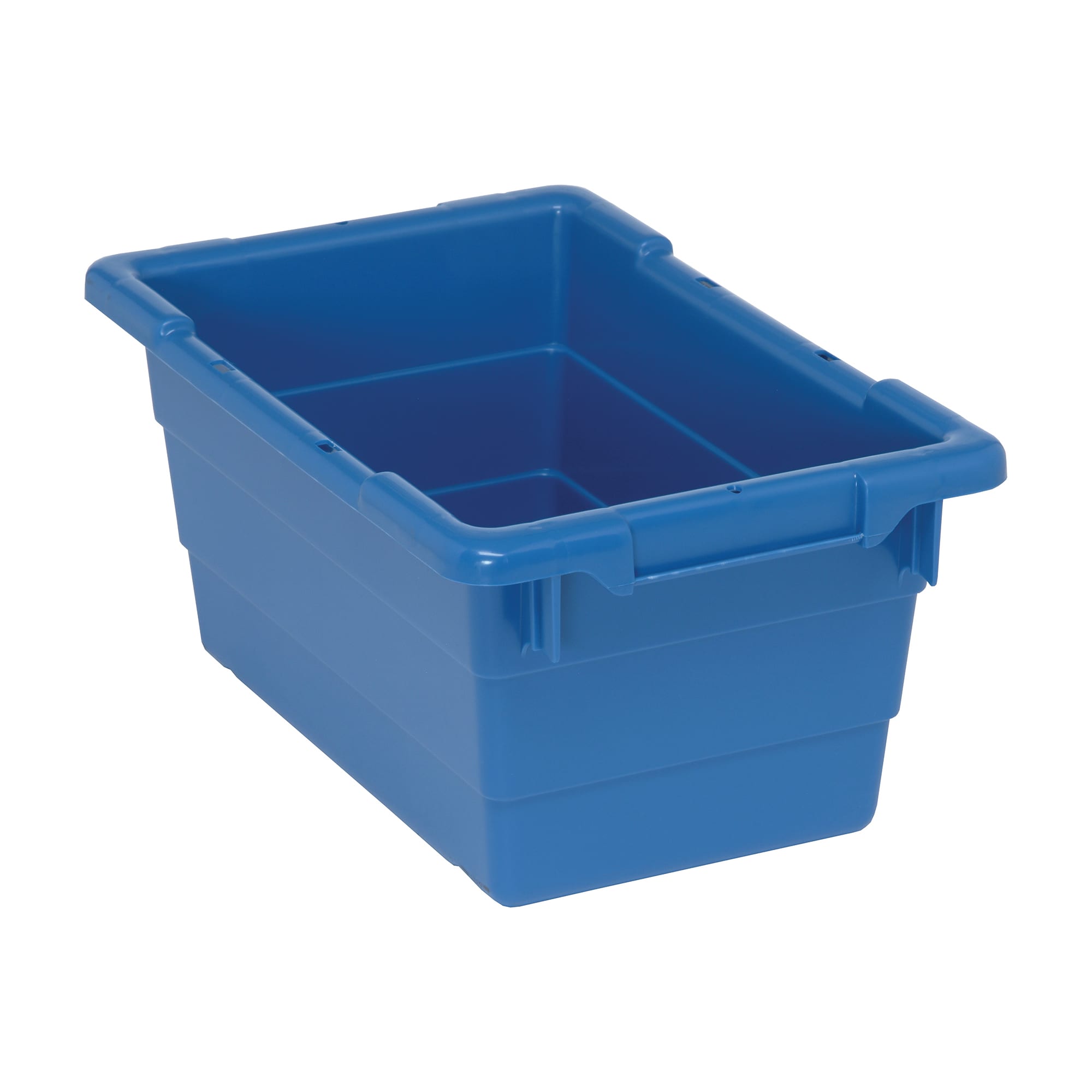 Quantum Food Service Cross Stack Shelf Tub - 17 1/4" x 11", Blue ...