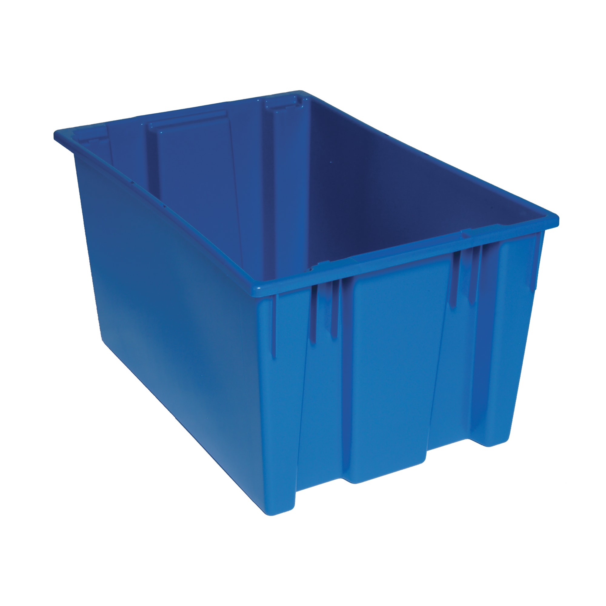 Quantum Food Service Stack & Nest Shelf Tote - 29 1/2" x 19 1/2", Blue ...
