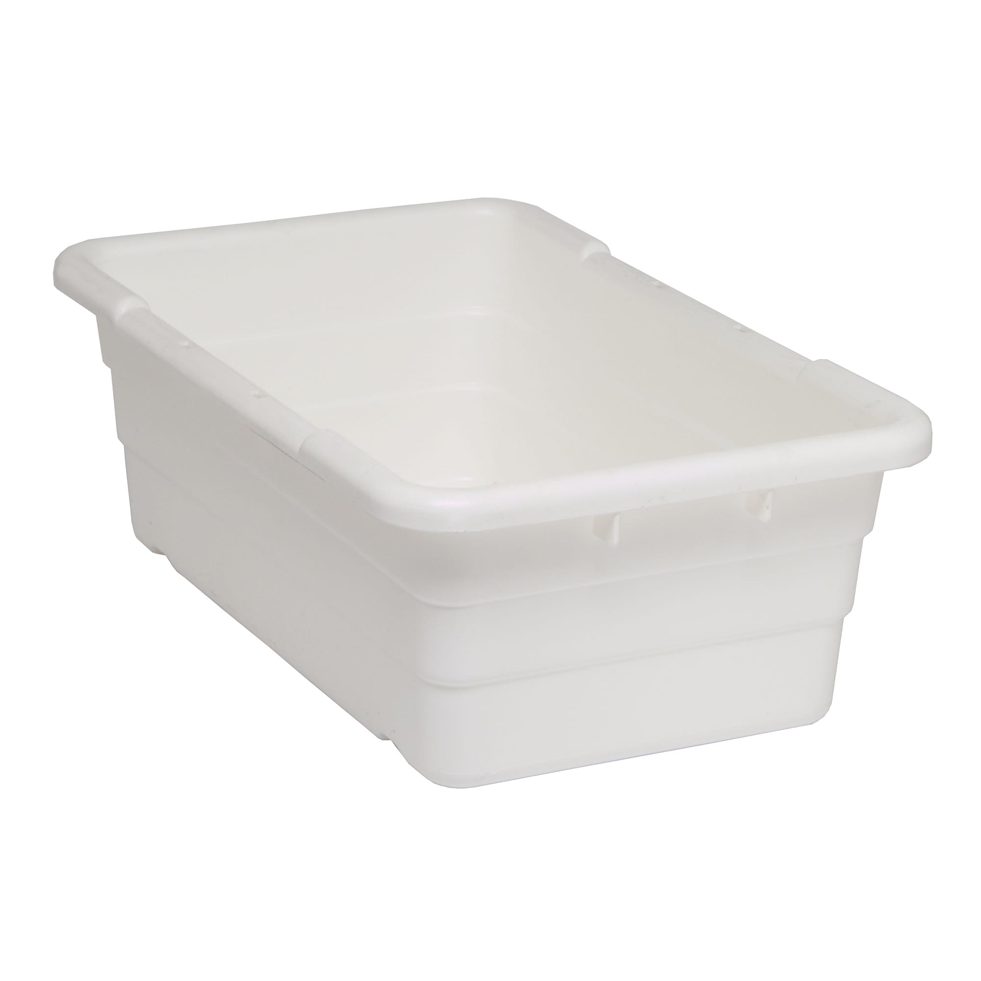 Quantum Food Service Cross Stack Shelf Tub - 25 1/8" x 16", White ...