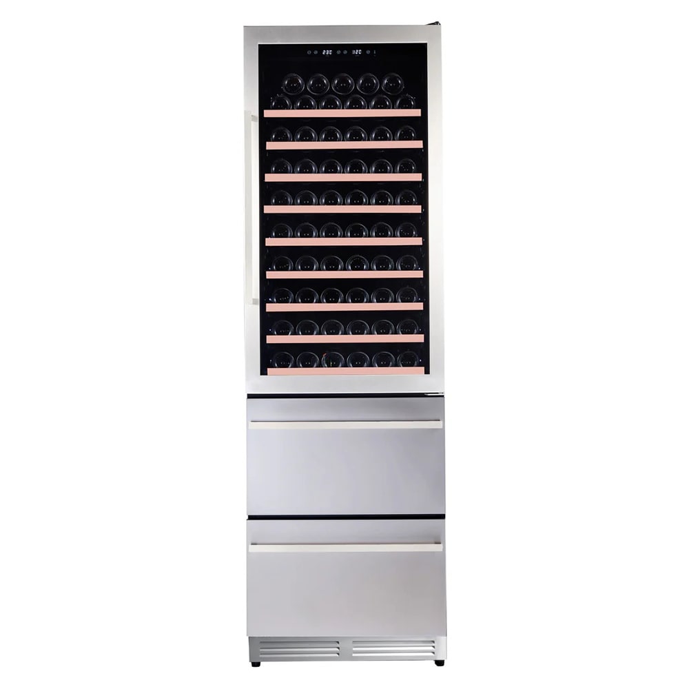Avanti WCDD108E3S 23 1/2" ELITE Series Three Section Wine Cooler w/ (2 ...