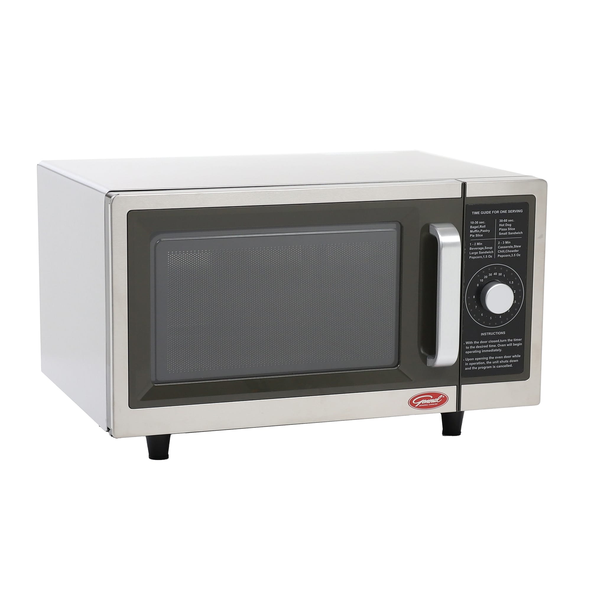 General GEW1000D 1000w Commercial Microwave w/ Dial Control - 120v