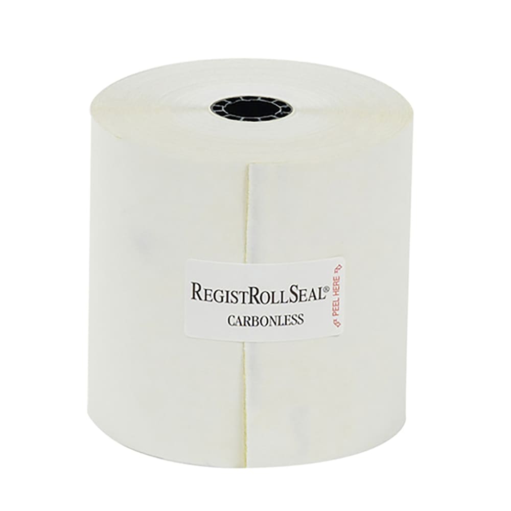 National Checking Company Traditional Register Roll - 3" x 100', White ...