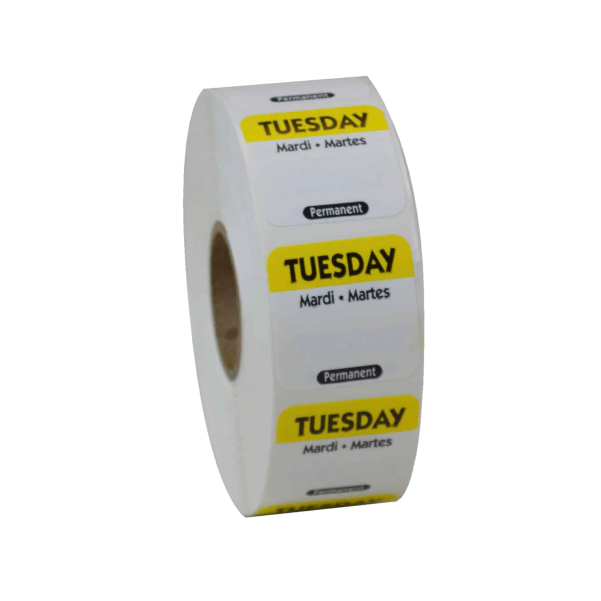 National Checking Company Square Permanent Food Storage Label - 1" x 1 ...