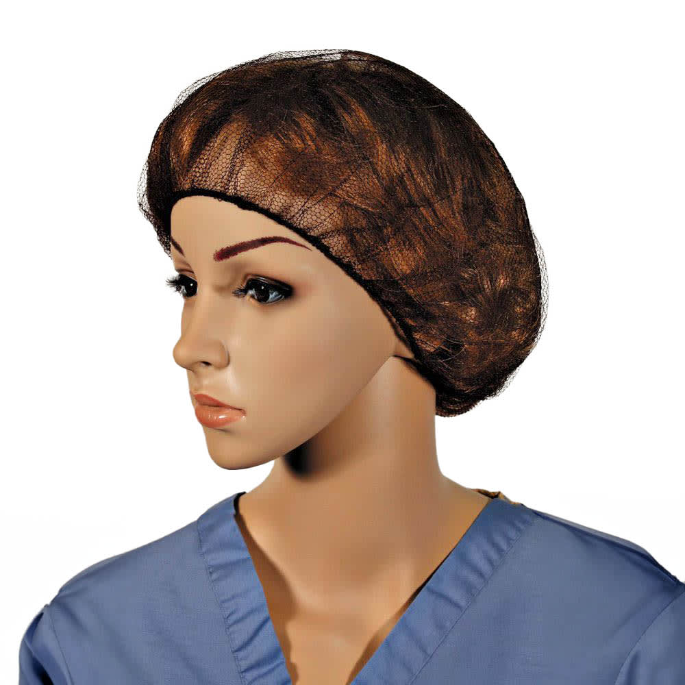 Cellucap Manufacturing 24" Hair Net - Polyester, Black (K224HNBR)