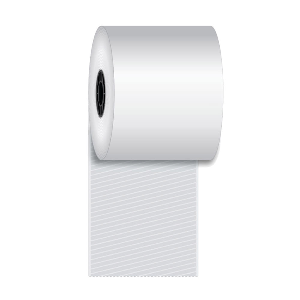 National Checking Company Thermal Register Roll w/ Adhesive - 3 1/8" x ...