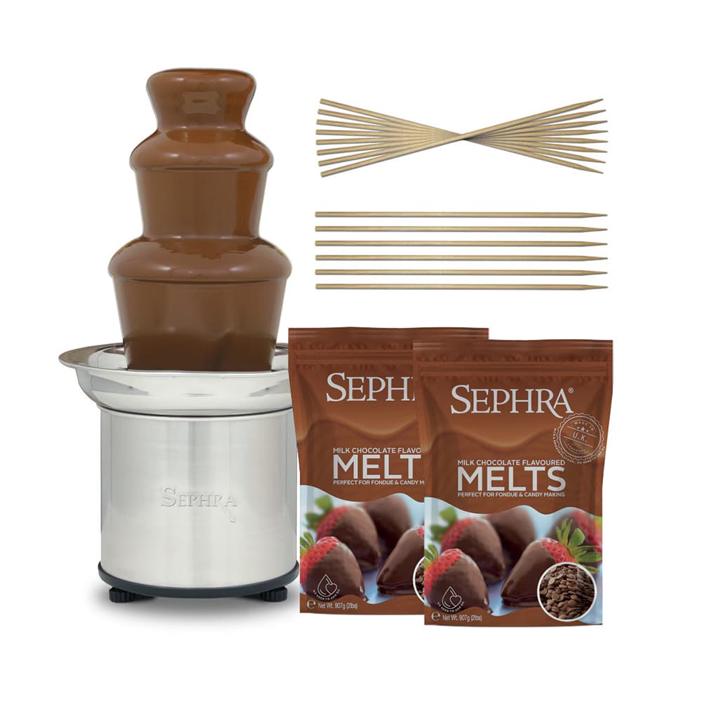 Sephra 10318 16" Select Chocolate Fountain Package w/ 4 lb Capacity ...