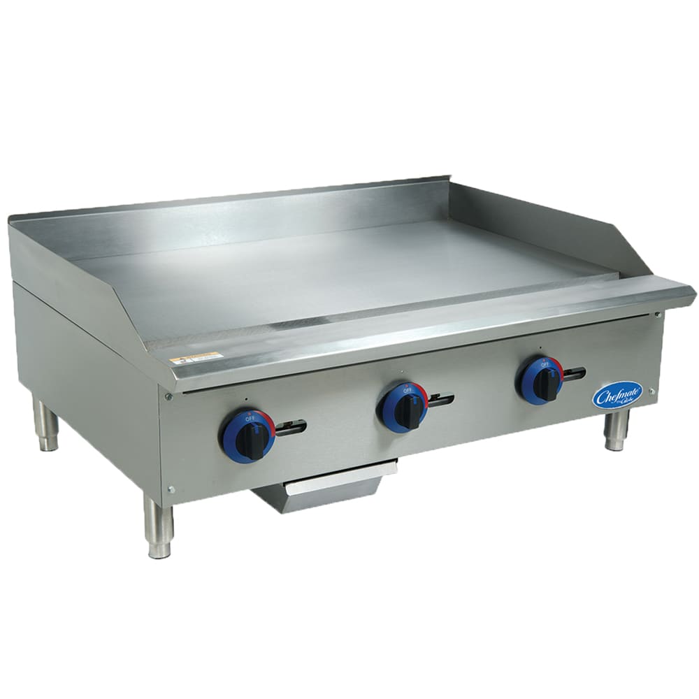 Globe C36GG 36" Gas Griddle w/ Manual Controls - 3/4" Steel Plate ...