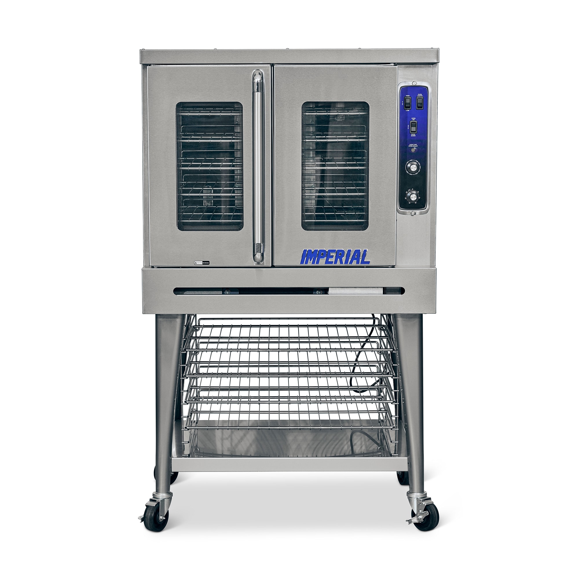 Imperial PCVG-1 Single Full Size Natural Gas Convection Oven - 70,000 BTU