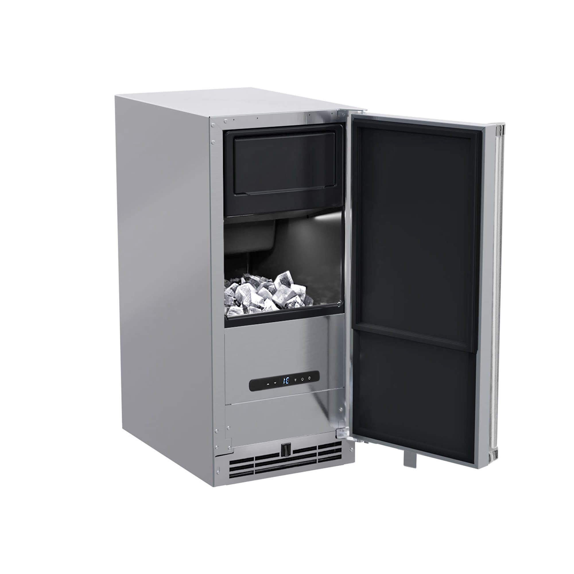 Viking Commercial 15"W Gourmet Cube Undercounter Ice Machine - 39lbs ...