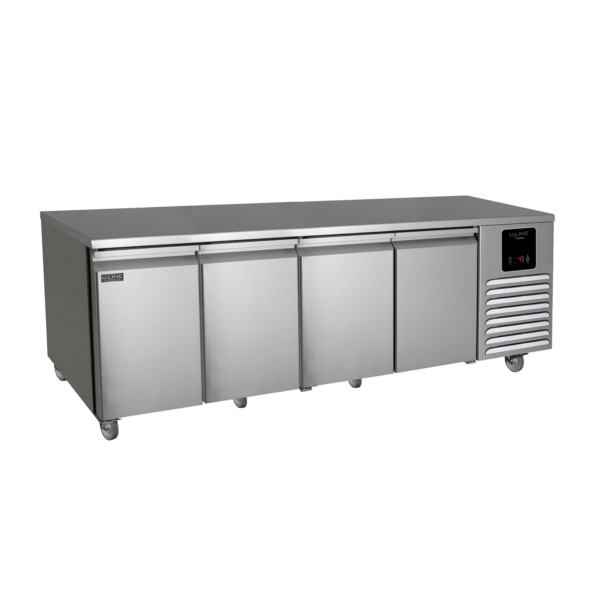 U-Line UCRE588-SS61A 96" Undercounter Refrigerator w/ (4) Sections & (4 ...