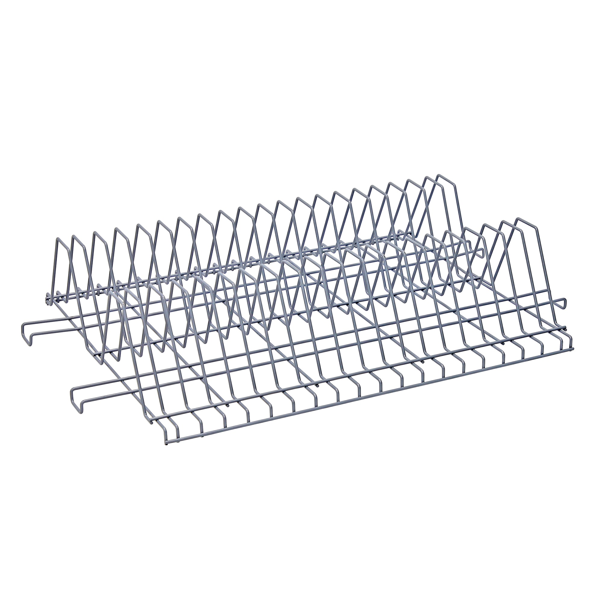 Quantum Food Service Store Grid Tray Drying Rack - 36" x 24" x 8", Gray ...