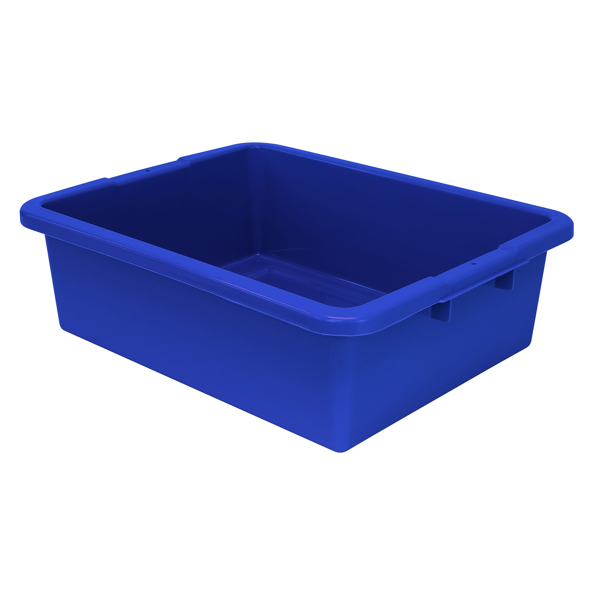 Quantum Food Service Bus Box - 21 1/2" x 17" x 7", Blue (FSB-22177R)