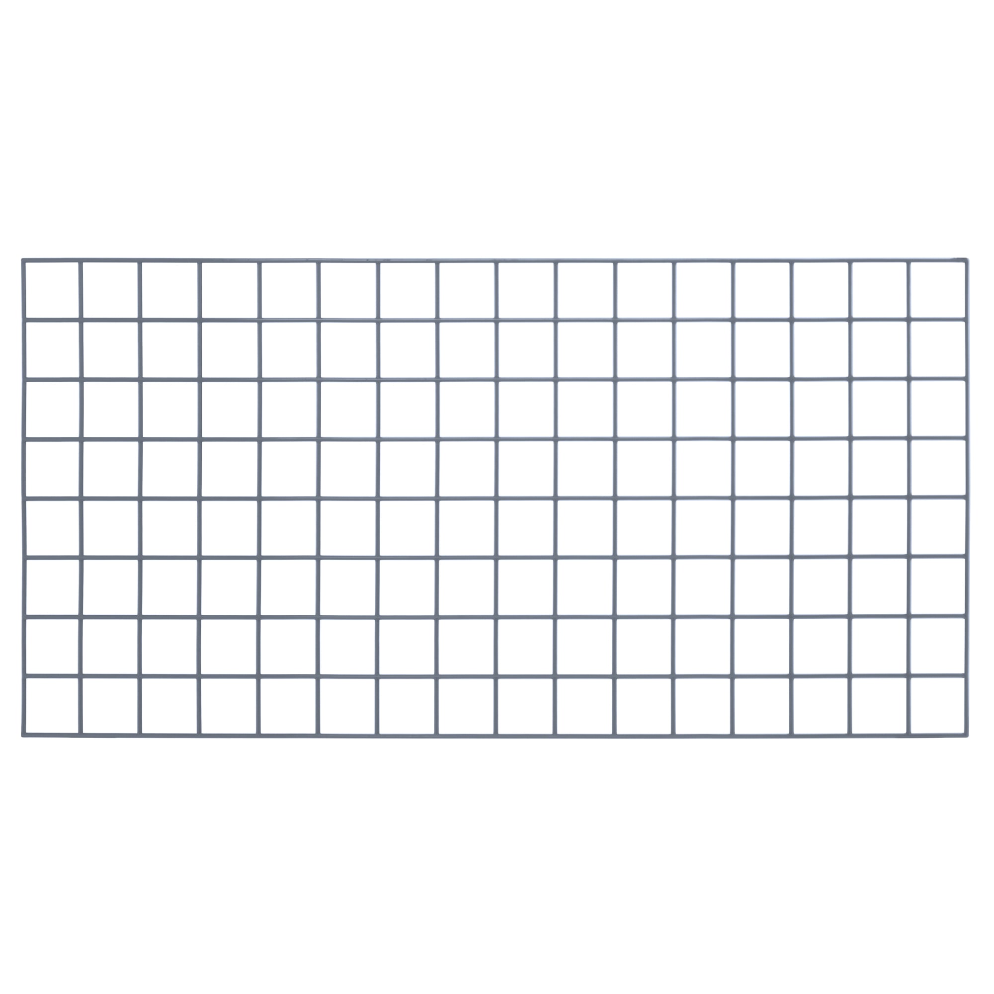Quantum Food Service Store Grid Panel - 54" x 33", Gray (SG-3354GY)